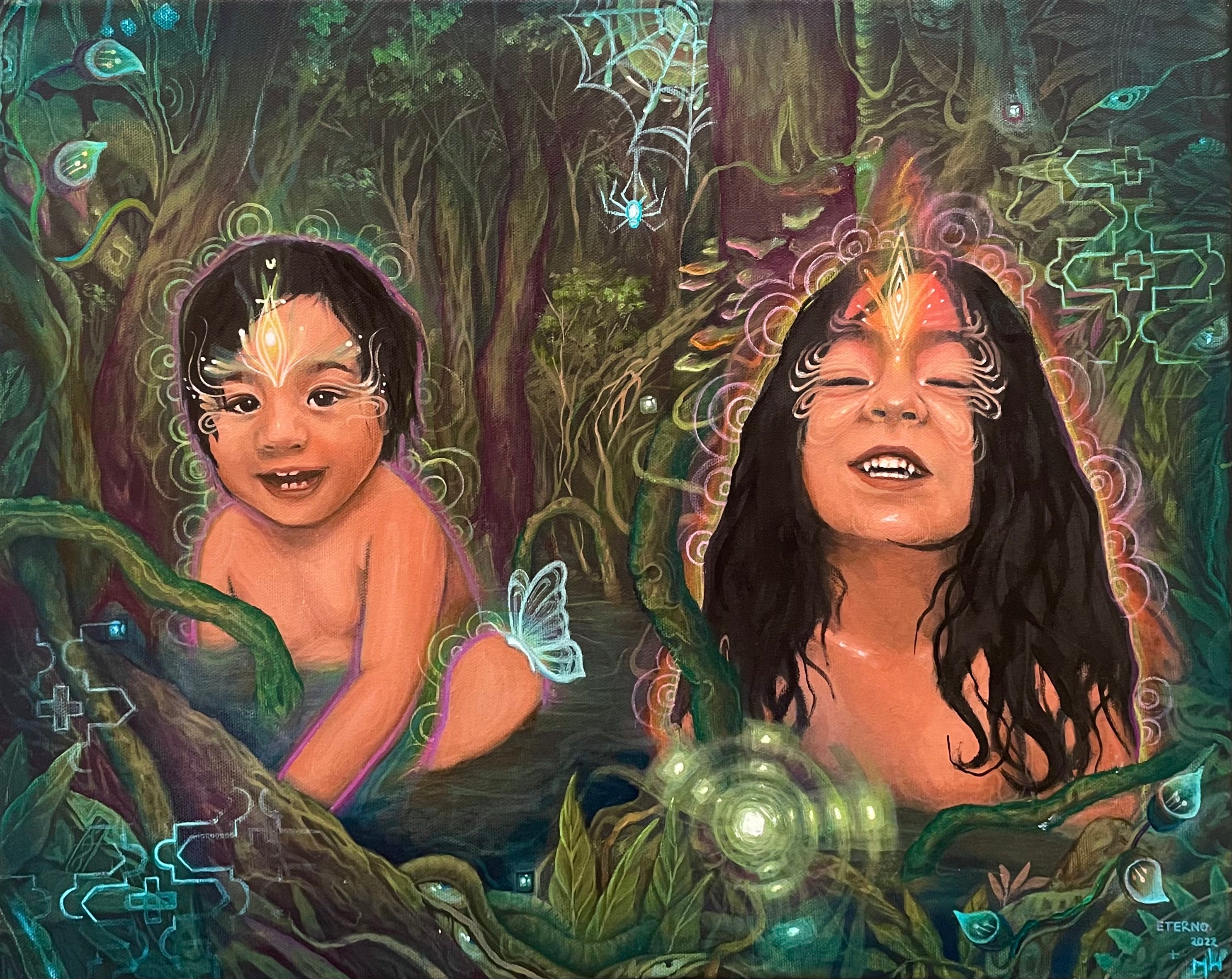 Autumn & Eliza Collab with Eddie Martinez – Art of Morgan Cohen